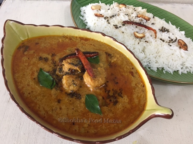 Shobha's Food Mazaa: CHETTINAD PRAWN CURRY