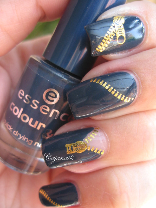 Cajanails Nailart: Zipper nails