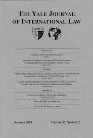 International Law Reporter: New Issue: Yale Journal of International Law