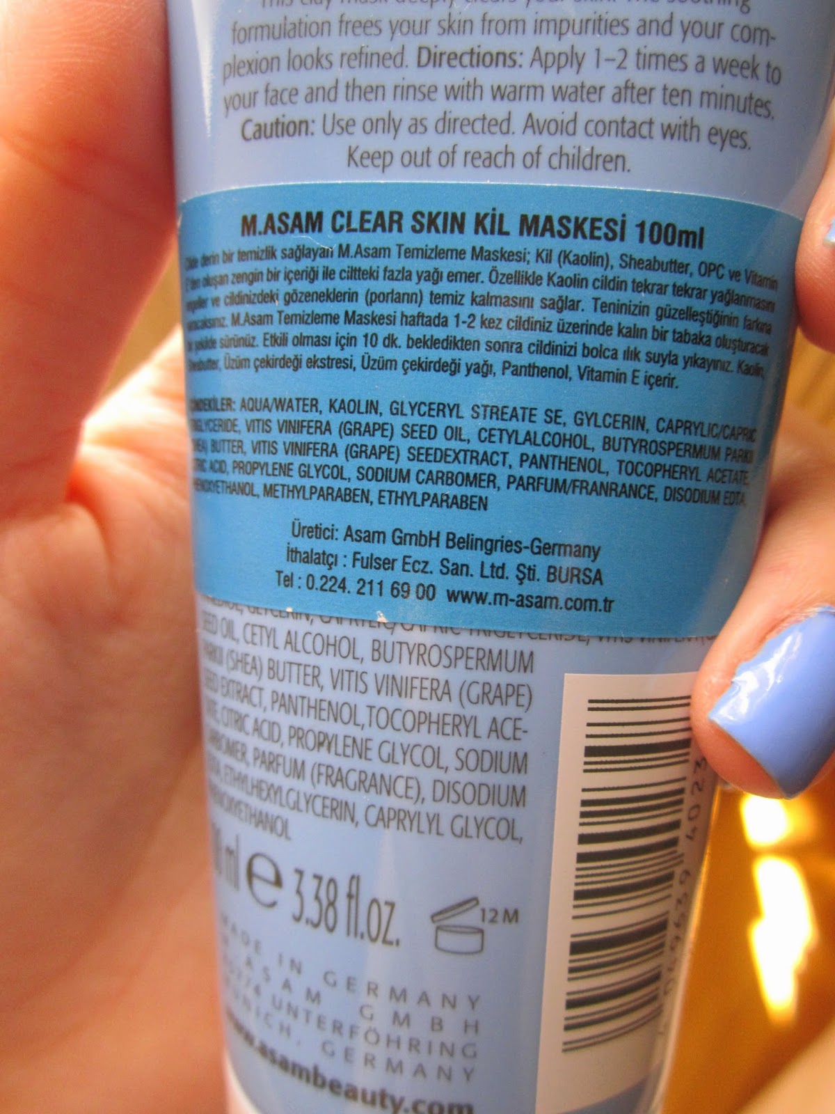 Mara Despina: M.Asam Clear Skin Kil Maskesi İncelemesi