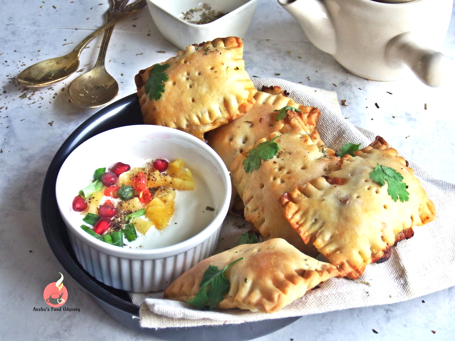 Baked Chicken Pineapple & Cheese Pop Tarts [Using Homemade Pie Crust Dough]