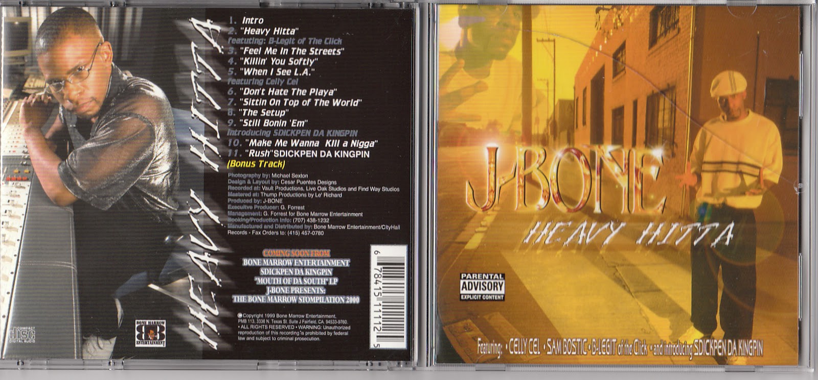 _] Collection '45 [_: J-Bone - Heavy Hitta (1999) (Fairfield, CA)