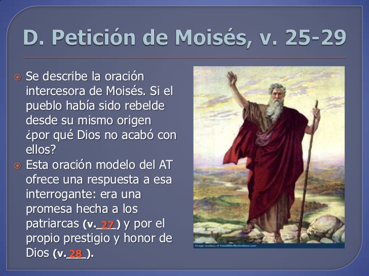 Oración en puntadas: La oración de Moisés