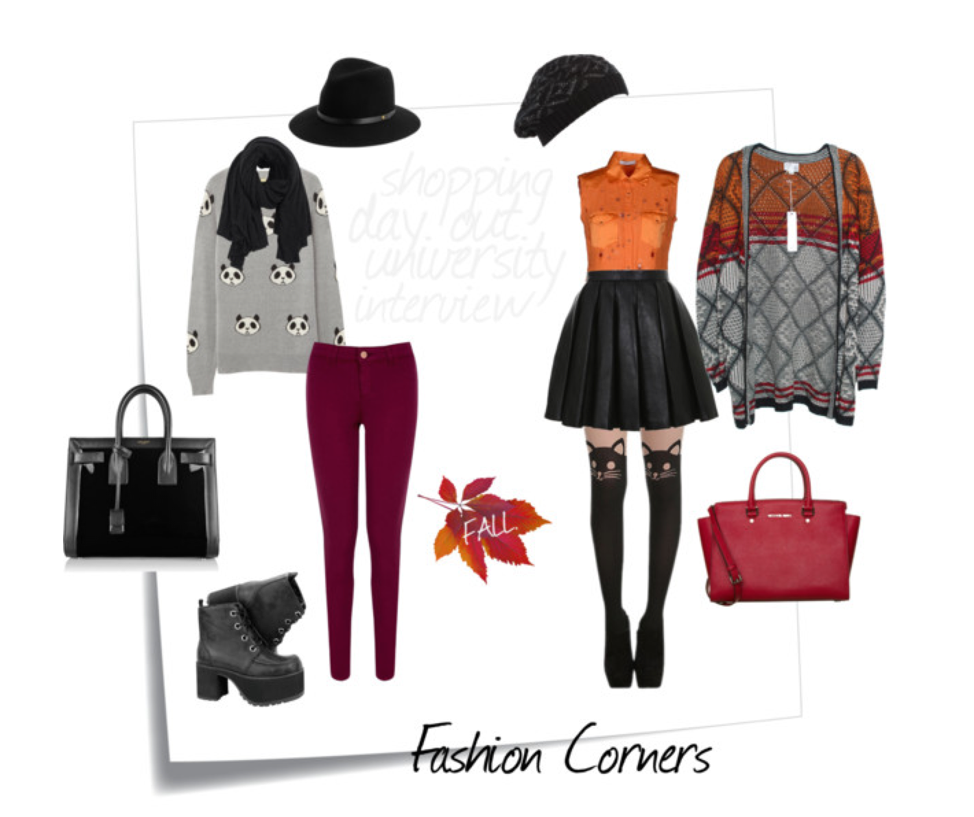 Inspirations and ideas for Fall shopping. - Fashion Corners