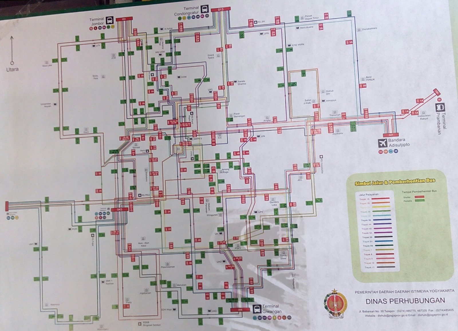 Jalur Trans Jogja 2017