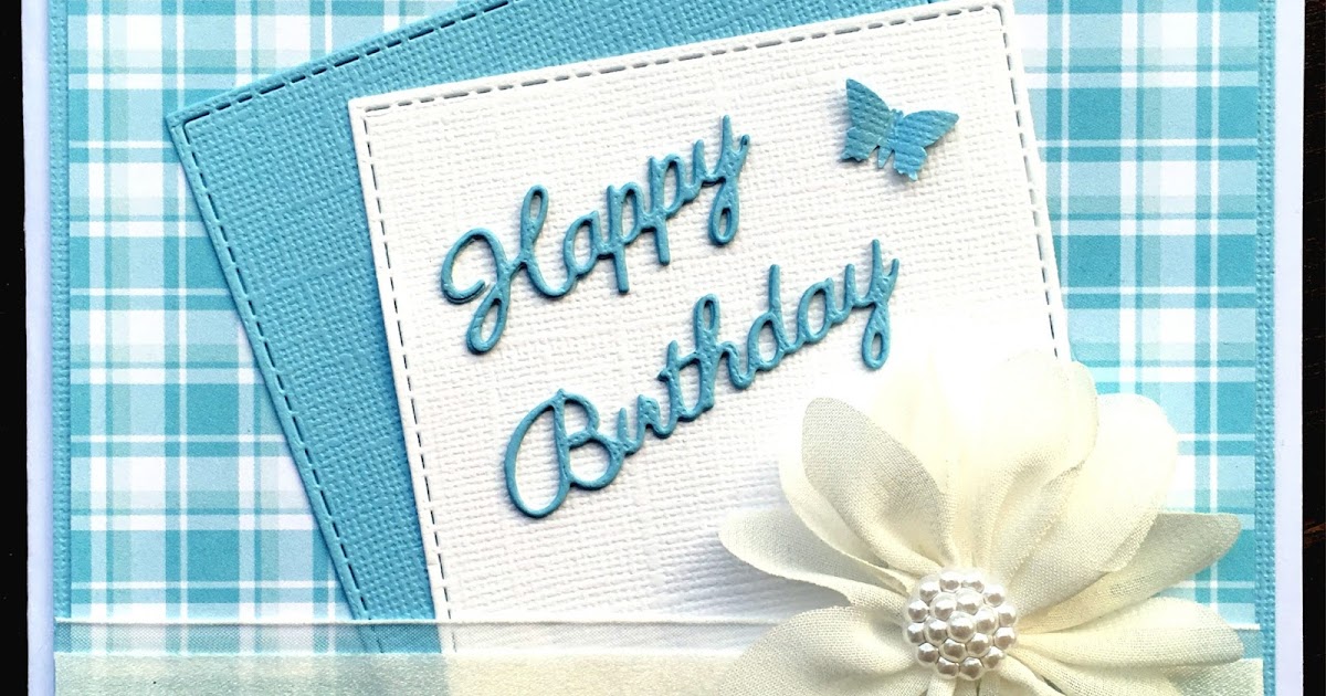 Lucy loves scrapping: Baby Blue Birthday card (LCM 17)