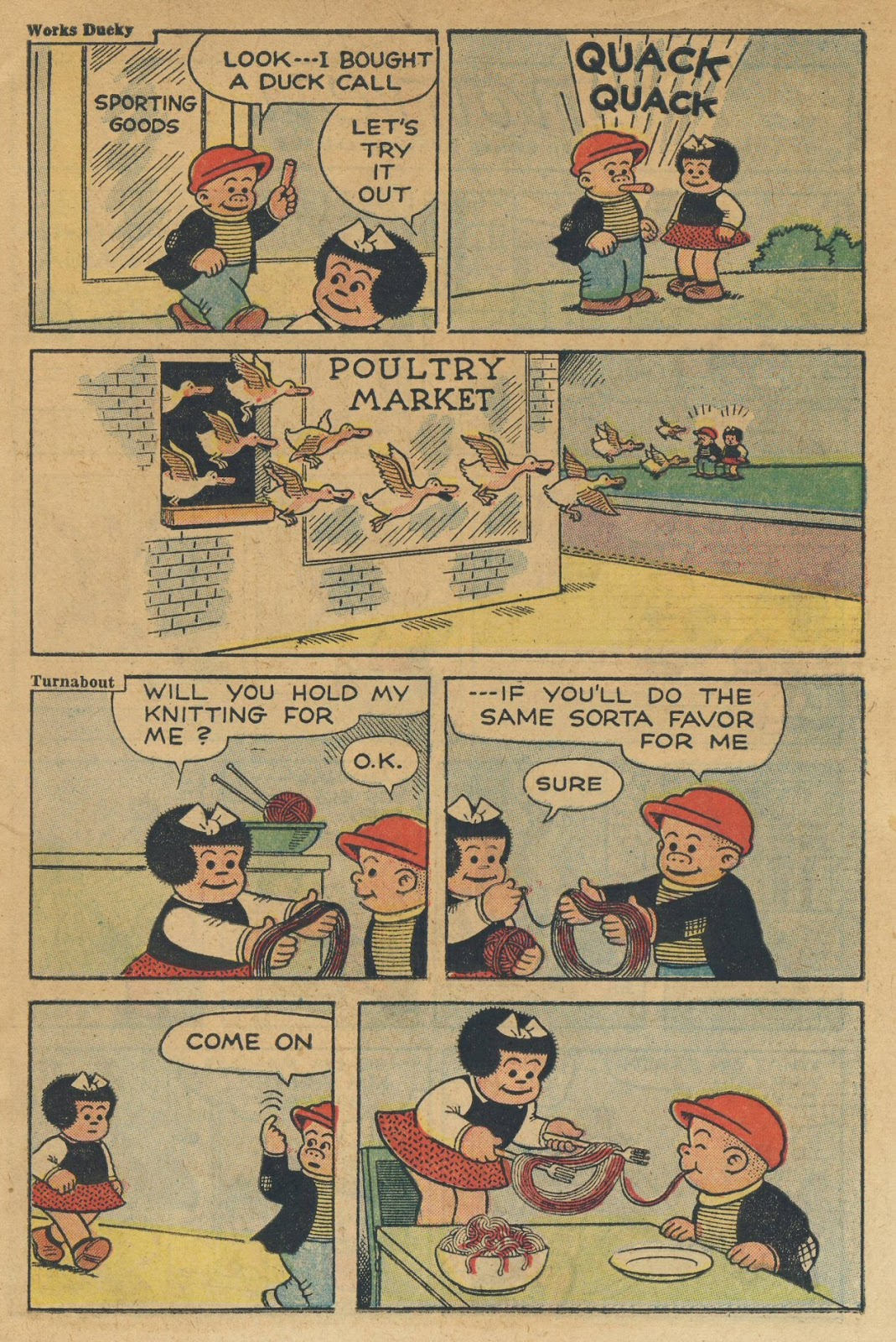 Four-Color Shadows: Nancy-Ernie Bushmiller-1953