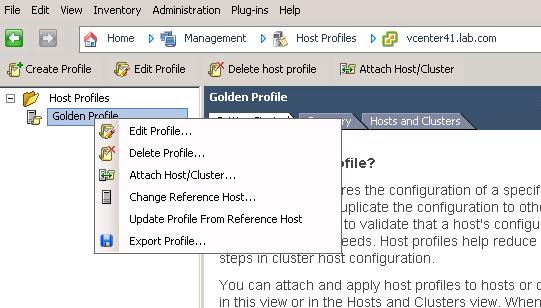 VMware Host Profiles - Detailed View -Part 1
