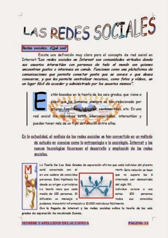 IES HONORI GARCIA "FRANCH": Las redes sociales