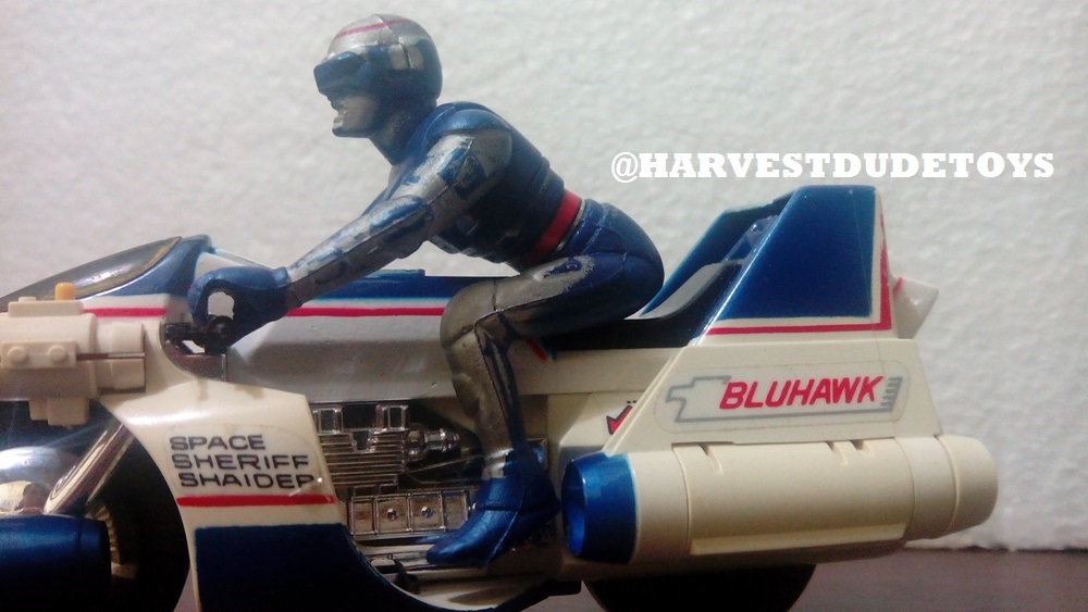 Shaider Blue Hawk by Bandai - Toy Review! ~ HarvestDude Toys