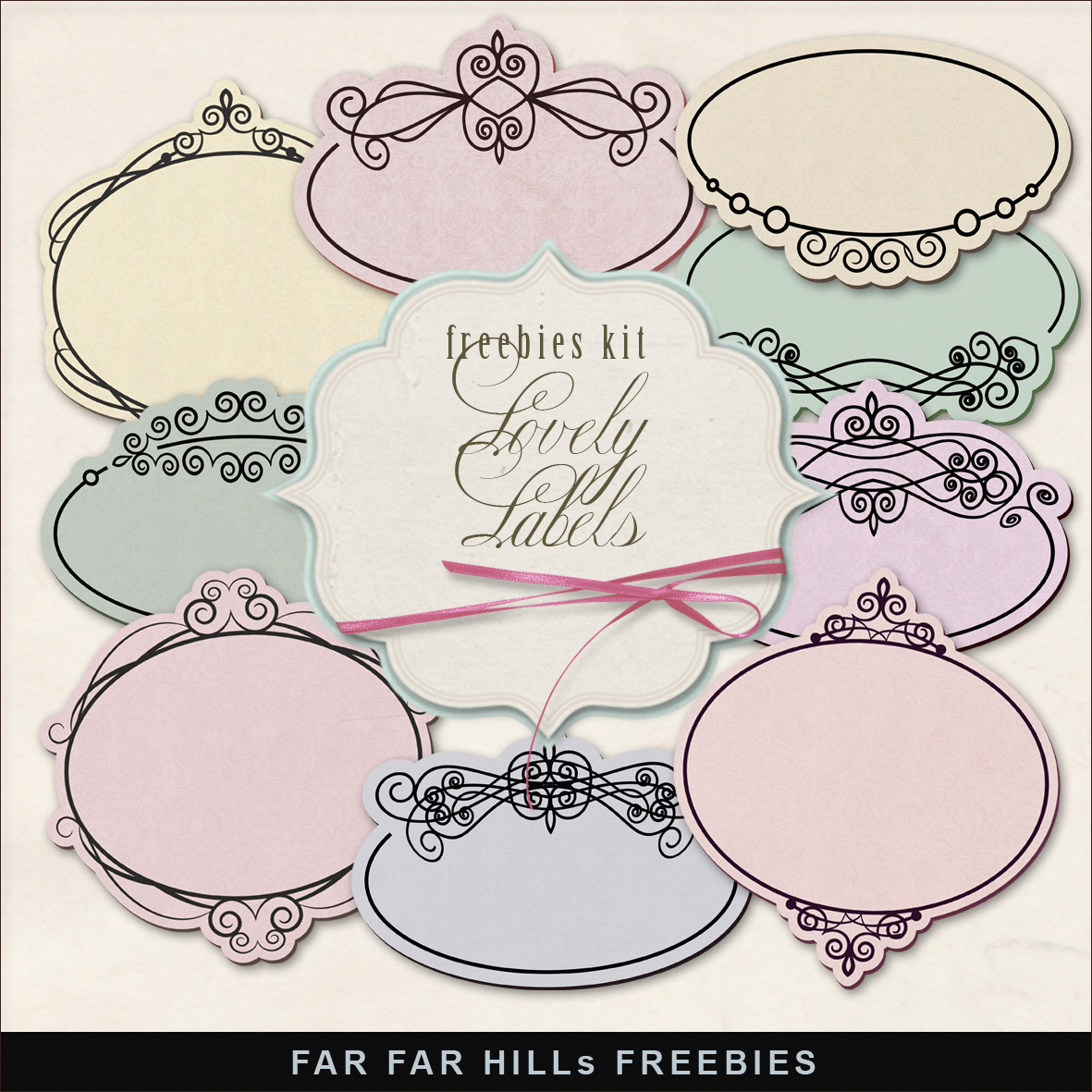 New Freebies Kit - Lovely Labels:Far Far Hill - Free database of ...