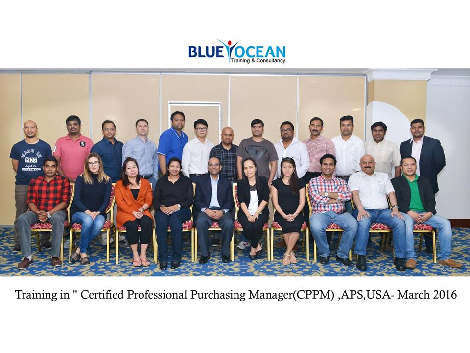 Blue Ocean Academy: Certified Professional Purchase Managers (CPPM), March 2016