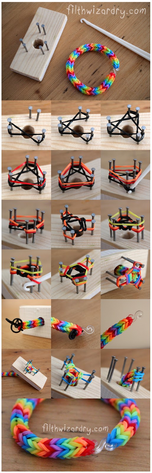 Filth Wizardry: Make your own little Loom Band looms