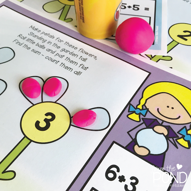 Spring Addition with Play Dough | From the Pond