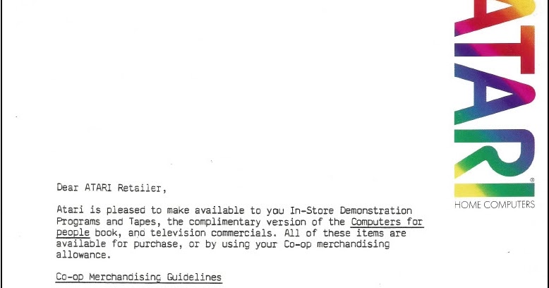 ATARI 8-bit Ads: In-Store Demonstration Program