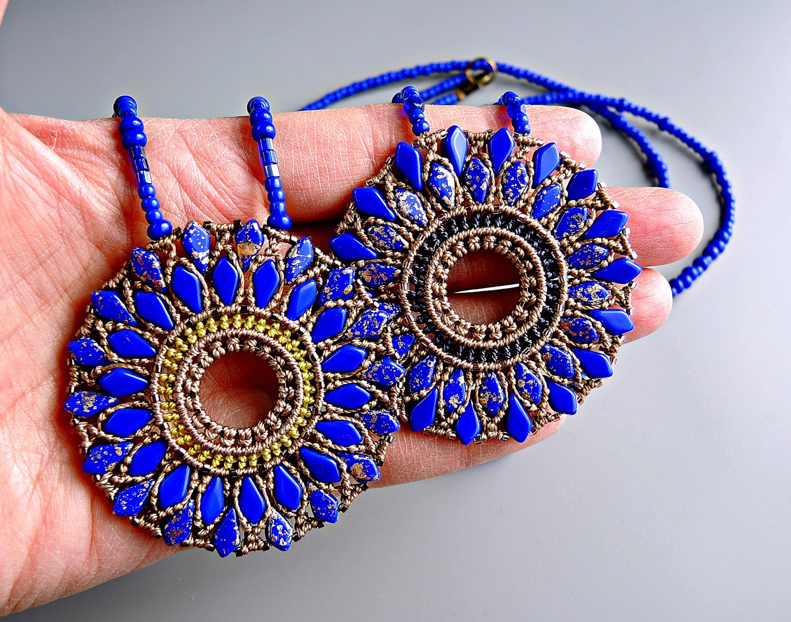 Knot Just Macrame by Sherri Stokey: New Micro Macrame Mandala Necklace Tutorial!