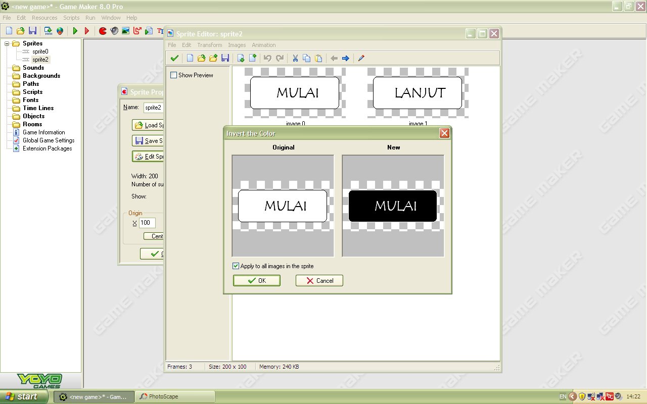 Virtuastudios Tutorial HQ: 9 LANGKAH MEMBUAT MAIN MENU SEDERHANA PADA ...
