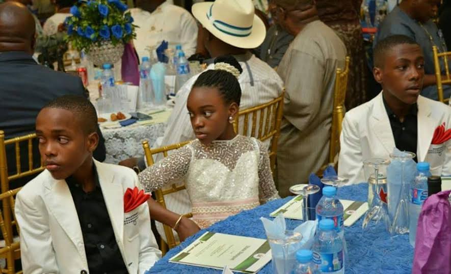Photos: Governor Nyesom-Wike, his wife and children at state banquet