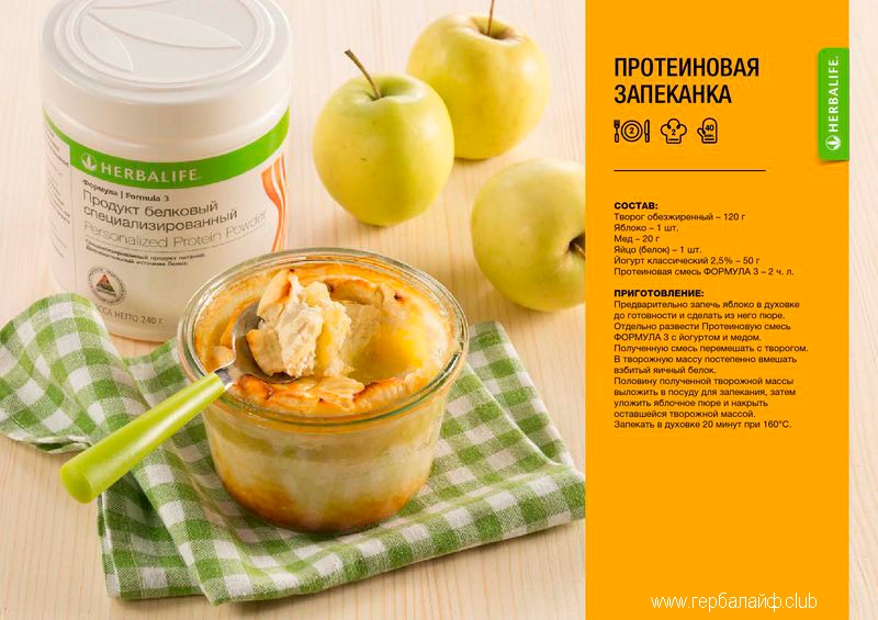 Рецепты Гербалайф