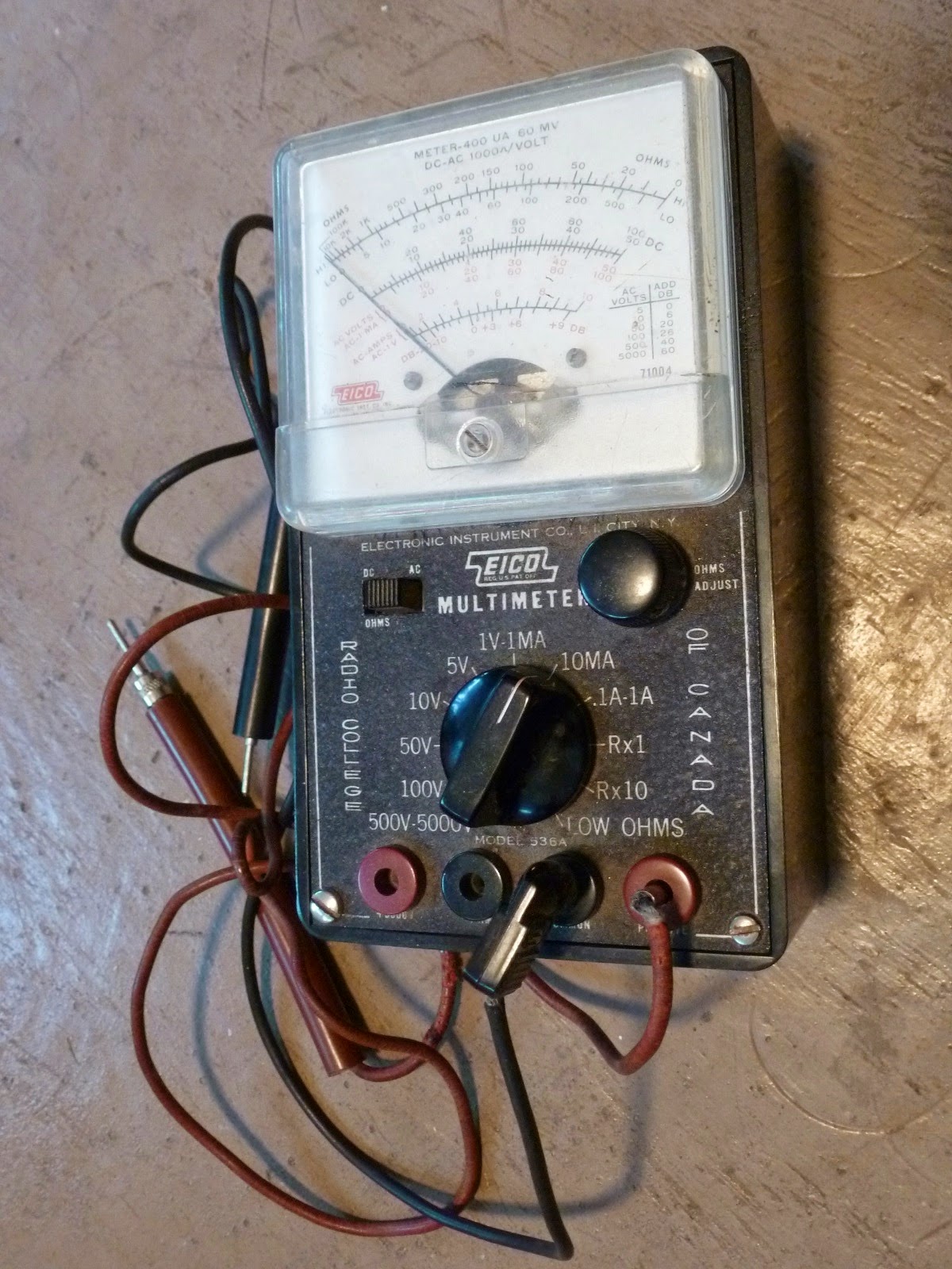 Tool Rescue: EICO Multimeter (Thanks to Cam for the donation!)