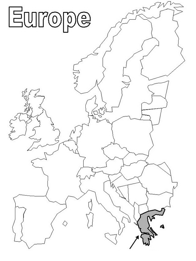 Map of Europe Coloring | COLOR AREA