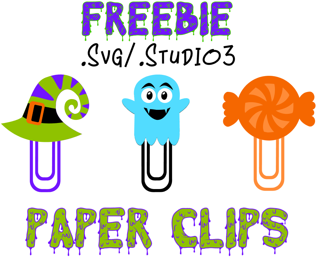 Ideas Con Tu Cameo: FREEBIE clips de papel halloween