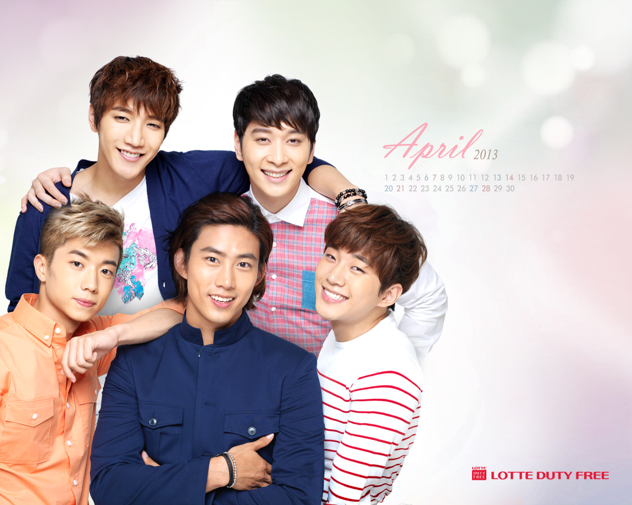 Everything About 2PM: [Poster] 2PM Lotte Duty Free Wallpaper [Calendar ...
