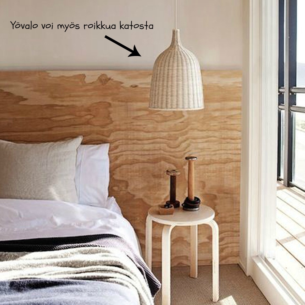 Kolmen Koti Rannikolla: Vaneri- sängynpäätyjä