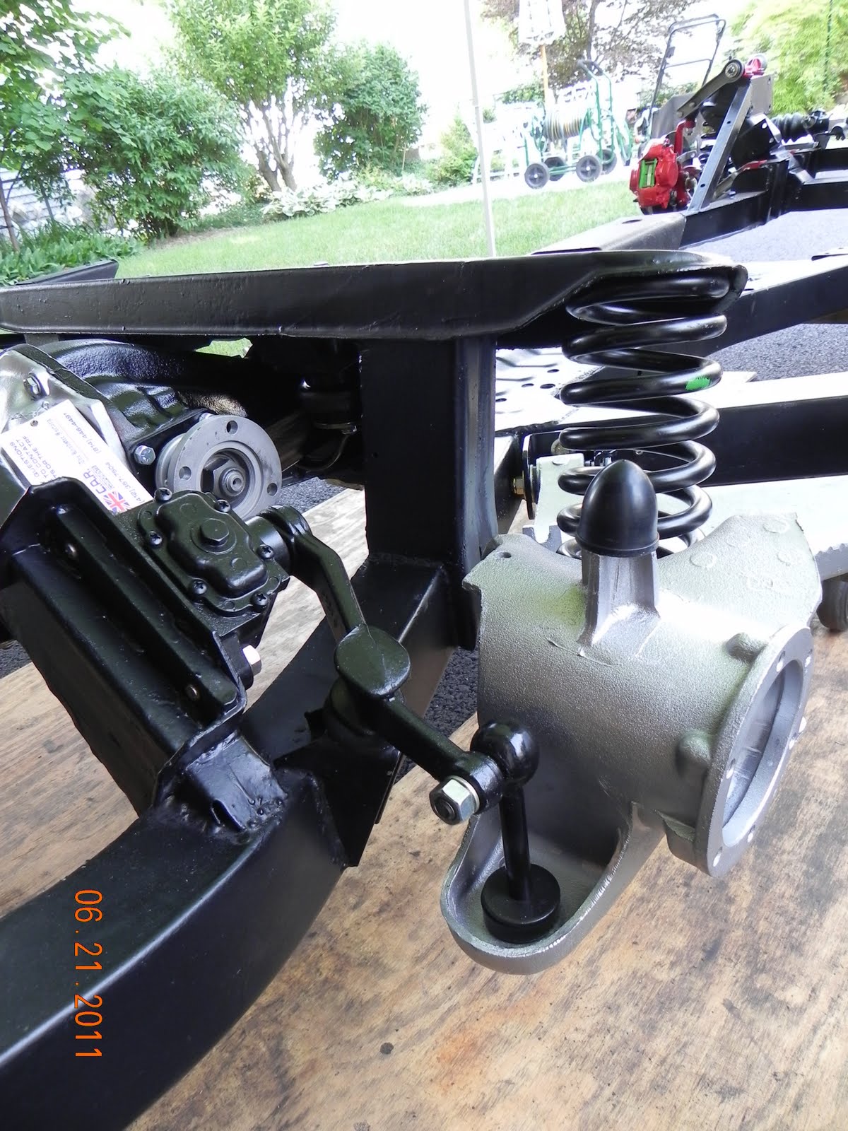 Tripp's TR6: More Rear Suspension Progress