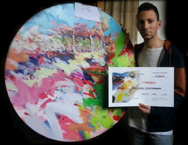 D: SAMUEL ARMAS, PRIMER PREMIO PINTURA AL AIRE LIBRE EN NOIA
