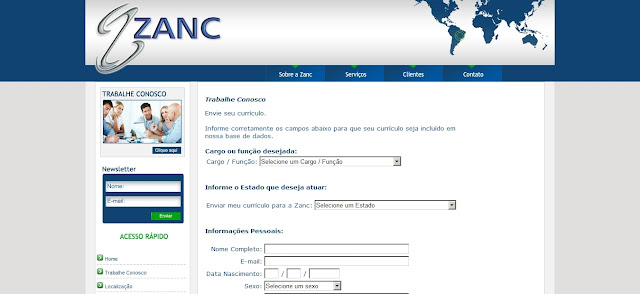 TRABALHE CONOSCO - ZANC ASSESSORIA NACIONAL DE COBRANÇA - VAGAS DE ...