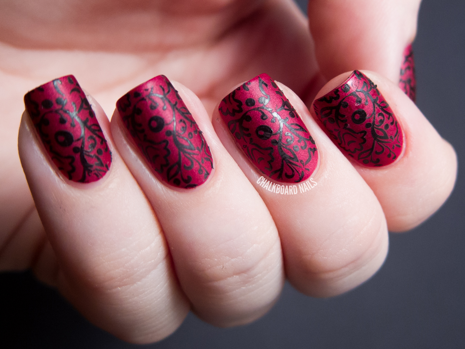 Velvet Floral Stamping Chalkboard Nails Phoenix Arizona Nail Artist velvet-floral-stamping-chalkboard-nails-phoenix-arizona-nail-artist