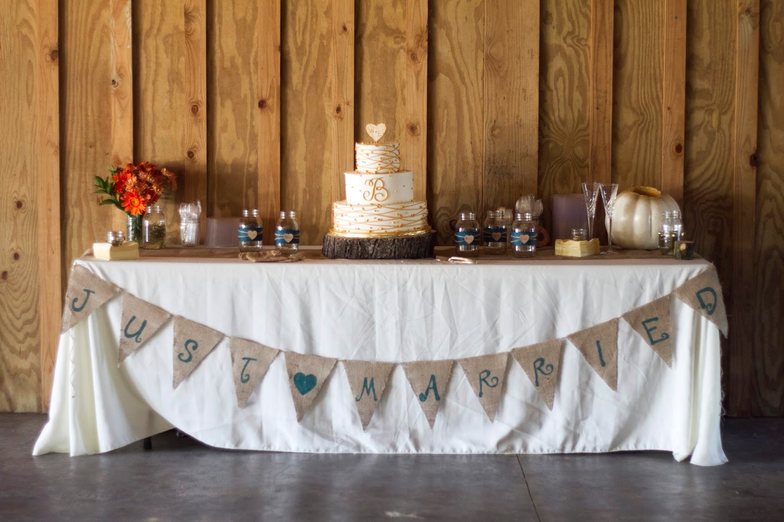 Fall Wedding Series #4 - The Cake and Present Tables ~ Create. Share ...
