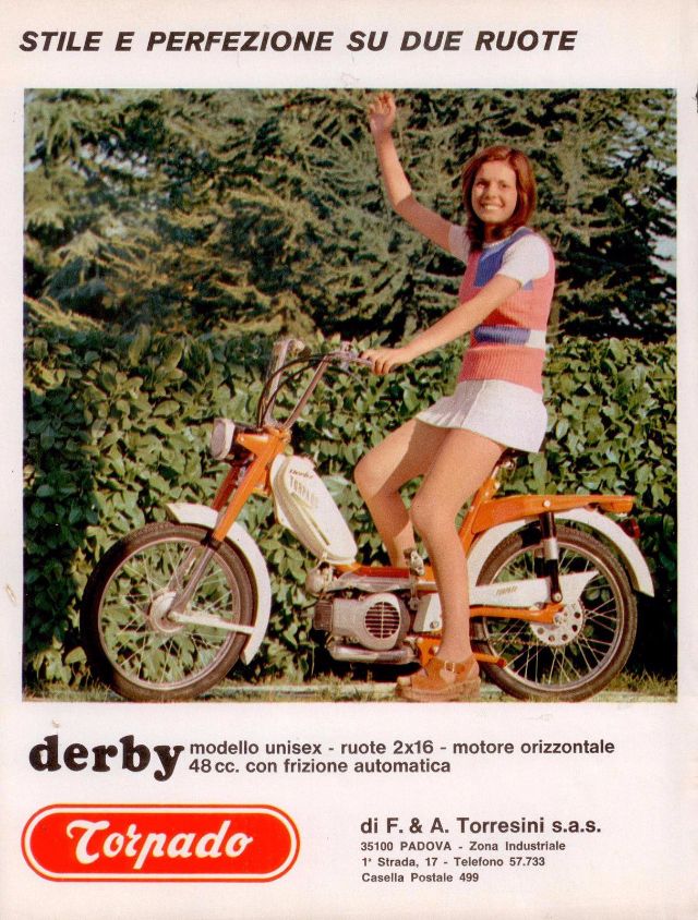 Groovy Chicks on Vintage Motorbike Ads: 26 Fascinating Scooter and ...