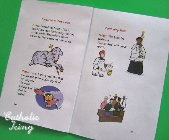 Catholic Icing: New Mass Responses Booklet for Kids- Free to Print!
