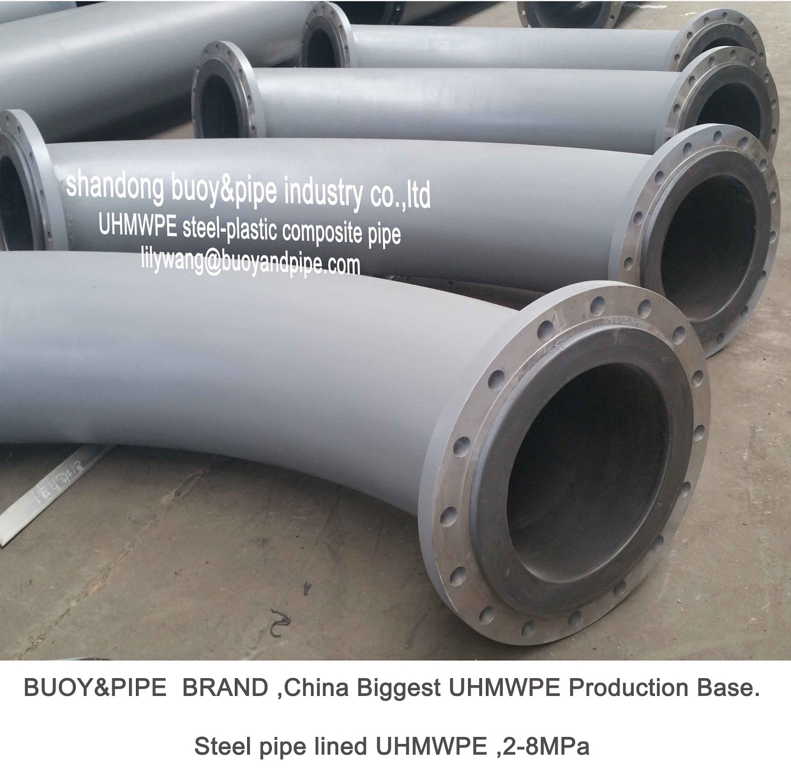 Biggest UHMWPE mine pipe Manufacturer: UHMWPE-steel composite pipe