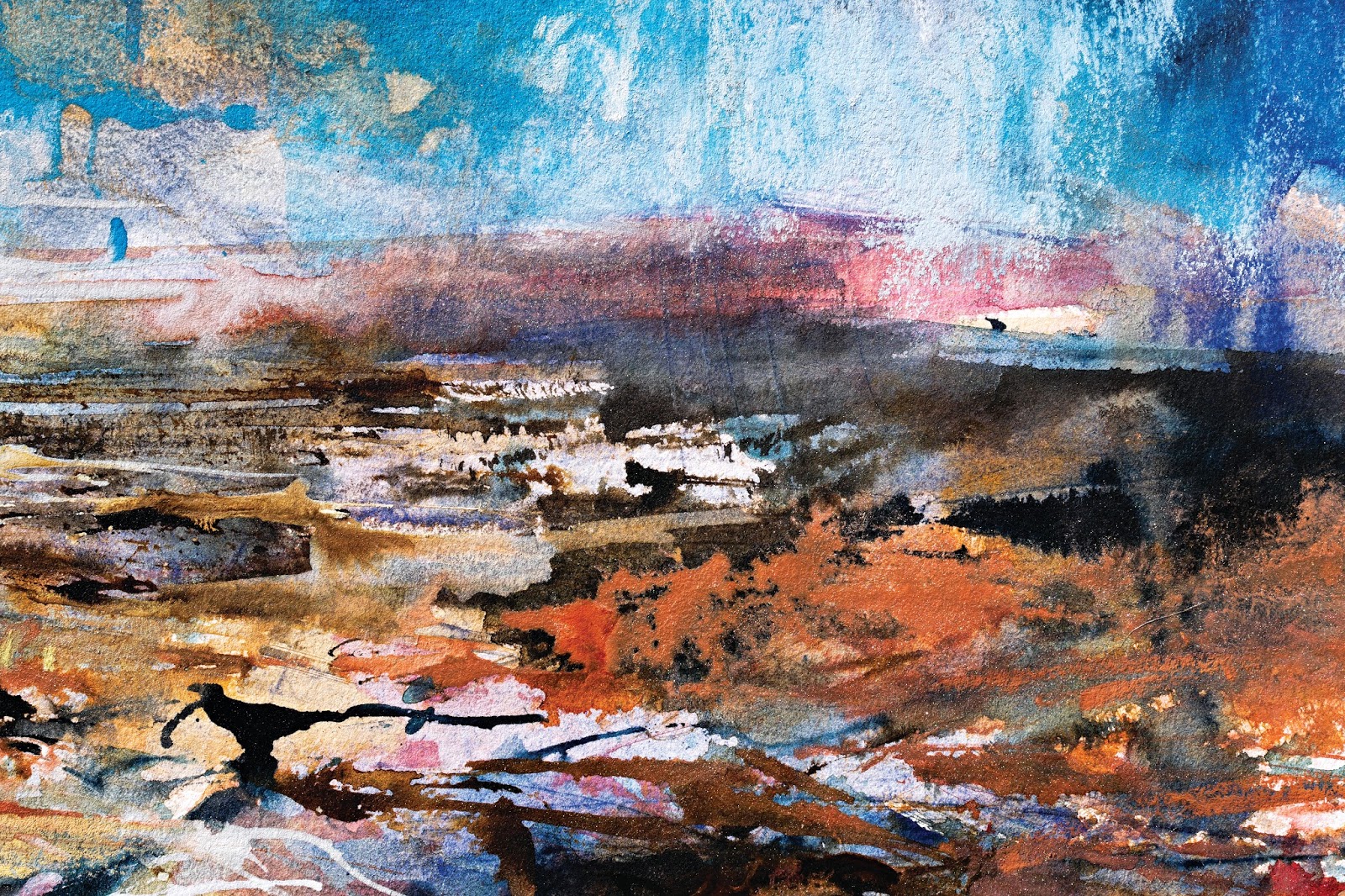 Robert Dutton Artist: Make it a mixed media moorland!