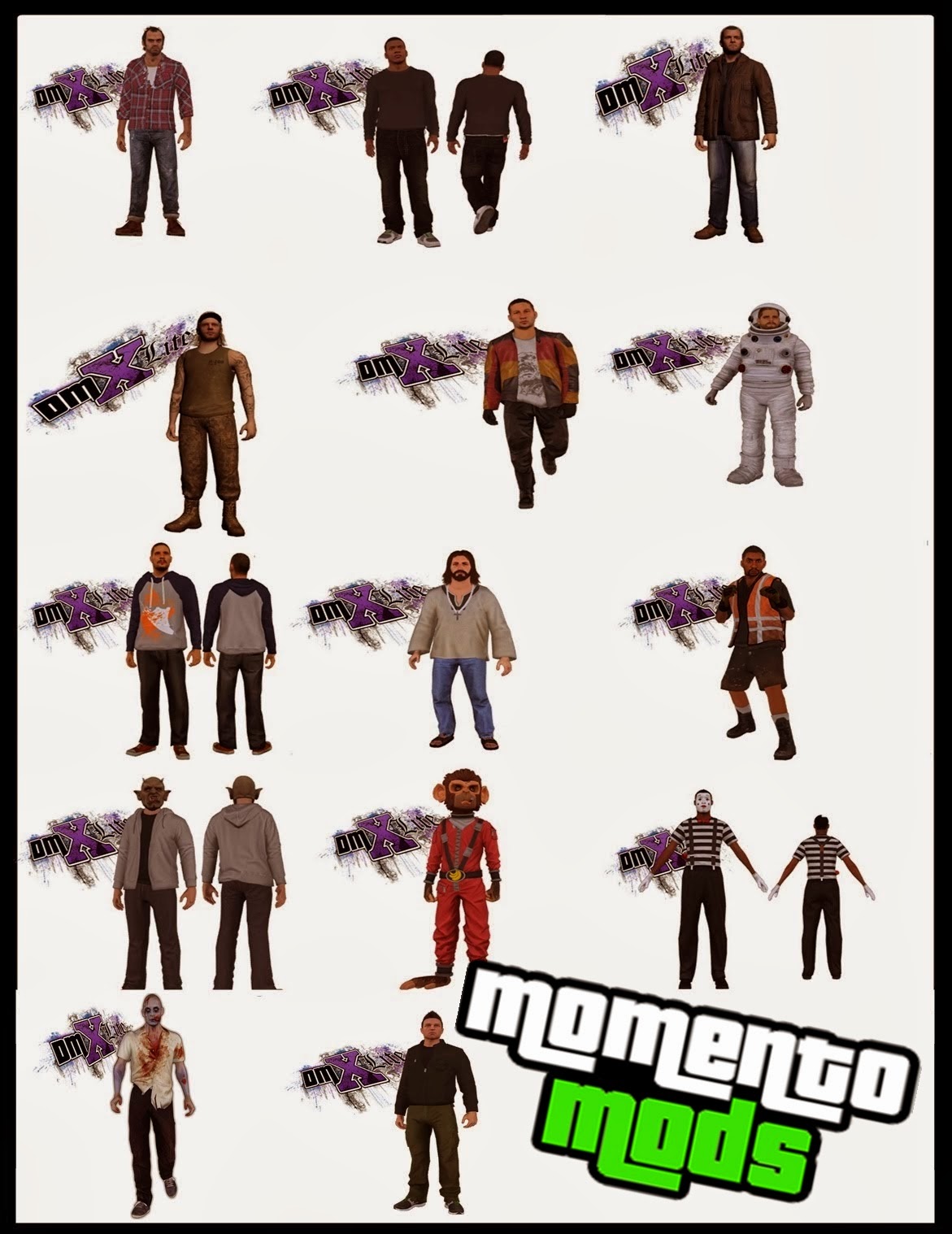 GTA SA - Pack De Skin Do GTA V | Momento Mods - Mods Para GTA, Carros ...