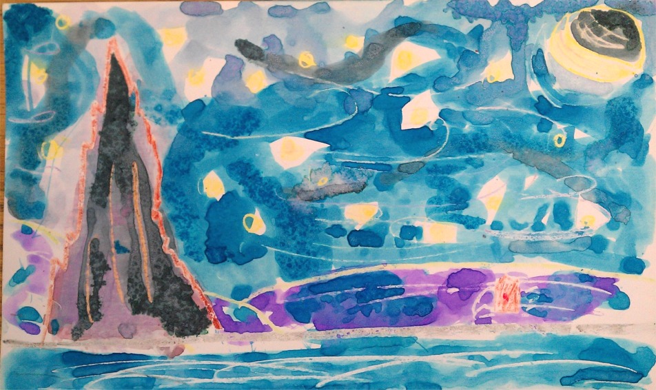 The David Lubin Art Studio: Van Gogh inspired watercolors