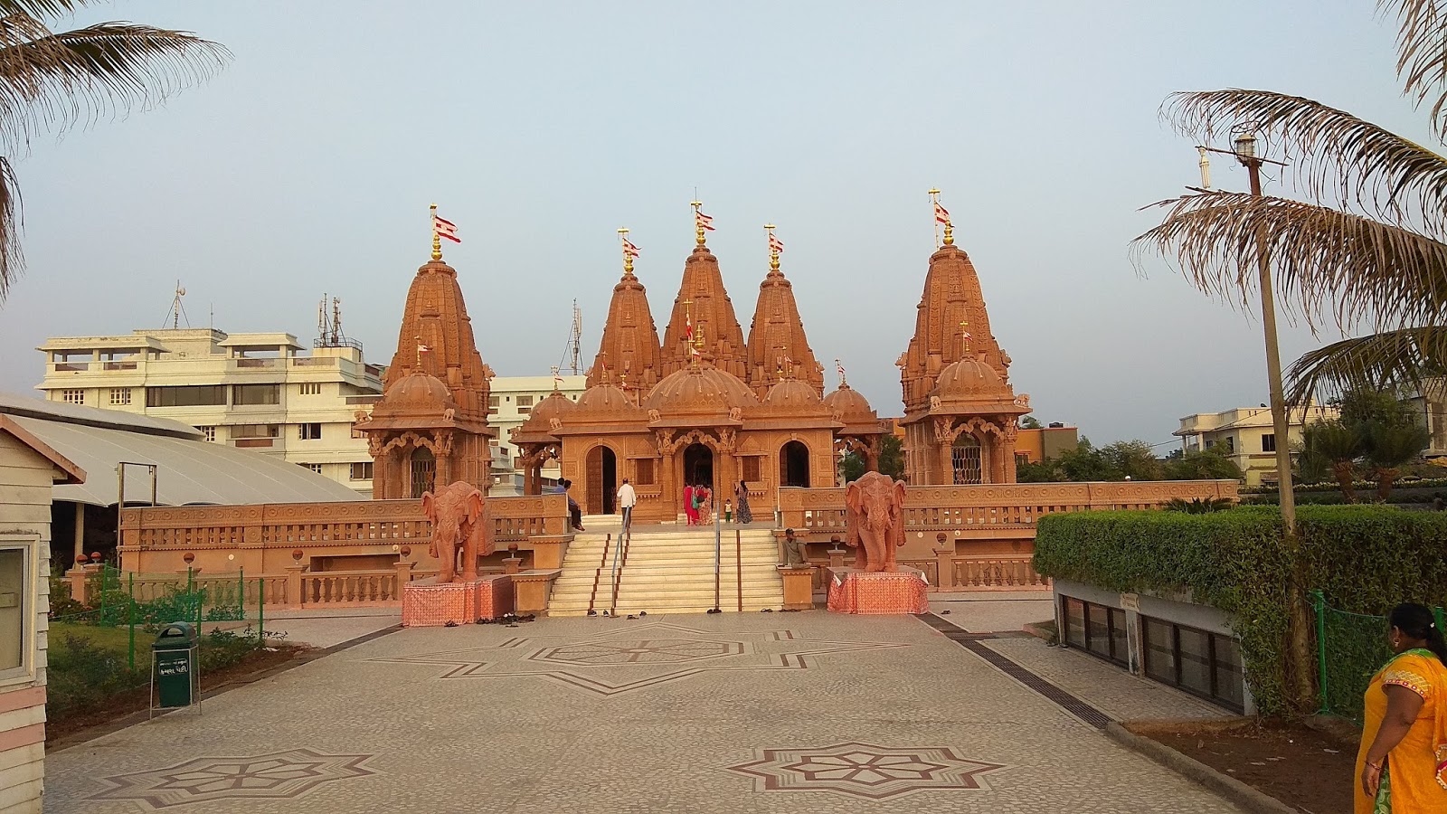 BAPS Swaminarayan Temple Tithal Beach in Tithal near Valsad Gujarat India