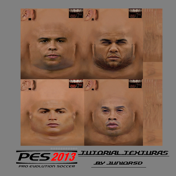 PES 2013: Tutorial de Textura das Faces ~ Download Moment