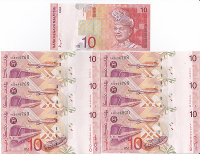 Randhawa's Bank Notes And Collectibles: Malaysia RM 10 (8th Series ...