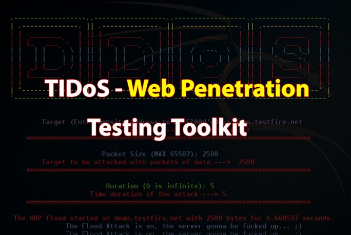 TIDoS Framework -Web Penetration Testing Toolkit for Reconnaissance ...