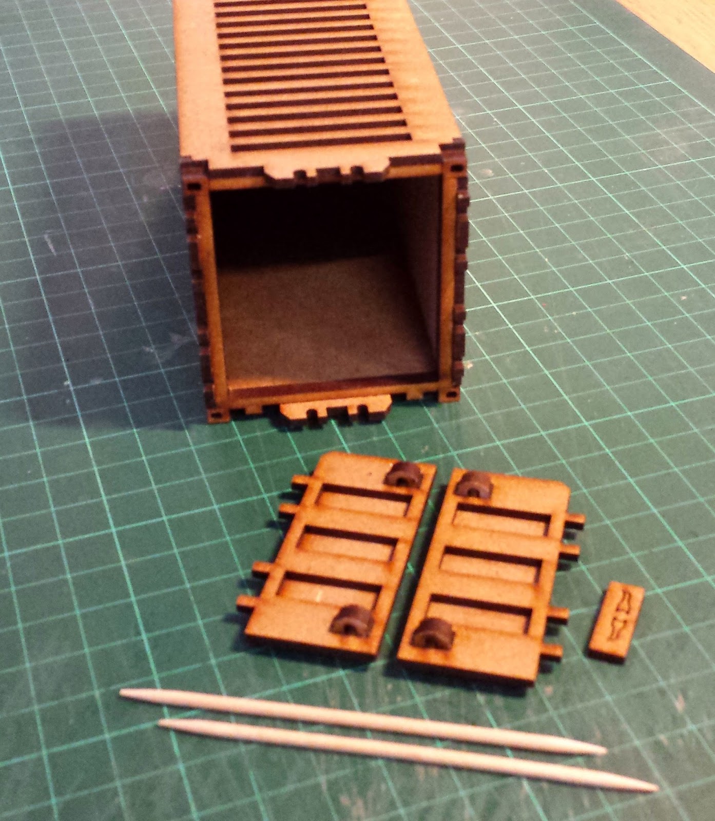 Iron Mammoth's Studio: Laser Cut Shipping Container Build