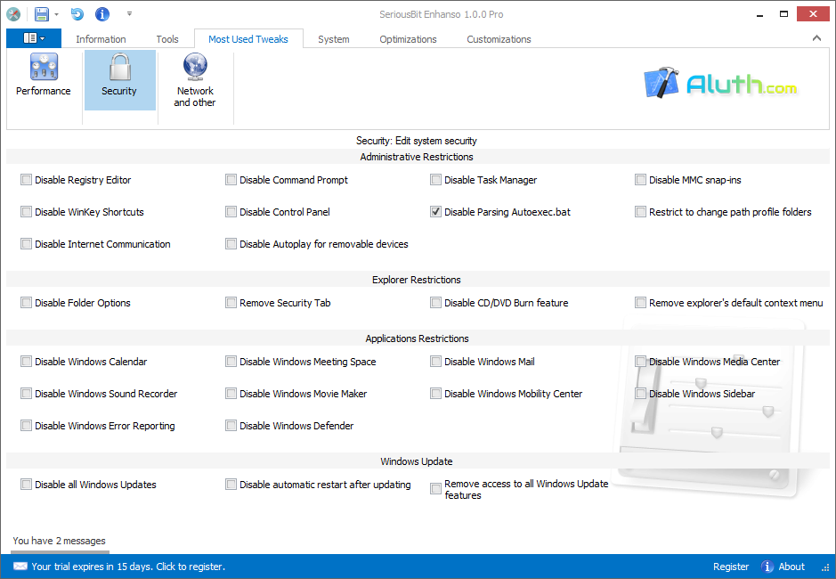 Enhanso - All in One Tools system utility software | Aluth