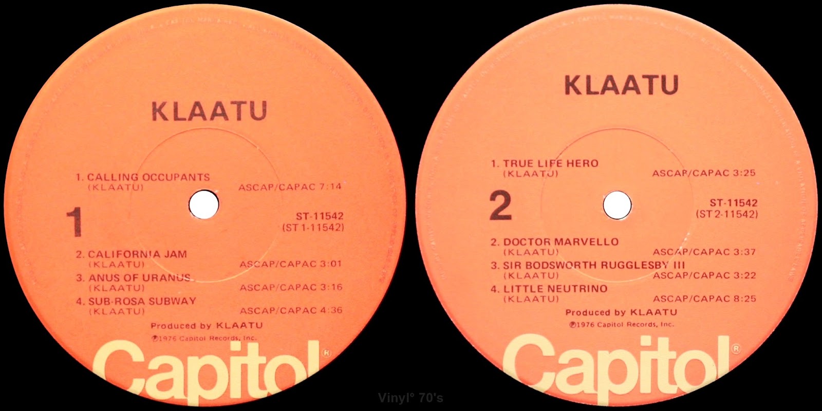 1976 Klaatu (347. EST) - Klaatu - Rockronología