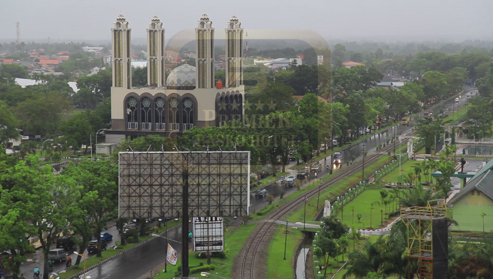 Roof Top Panorama from Premier Basko Hotel Padang Sumatera Barat ...