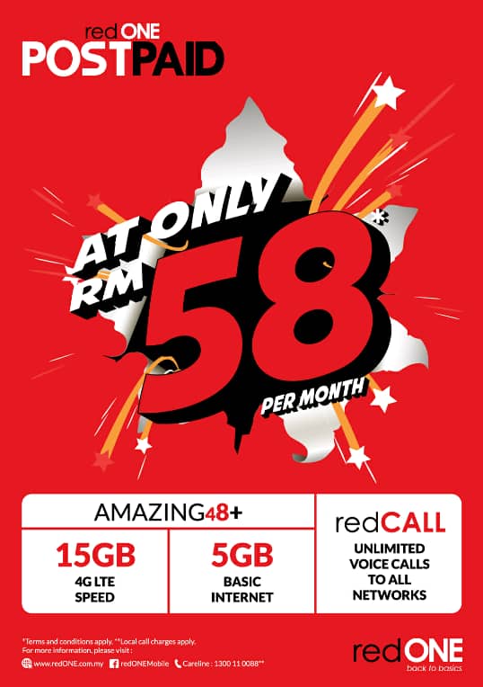 Hanya RM48 Untuk 20GB Data, redONE Perkenalkan Pakej Internet Termurah ...