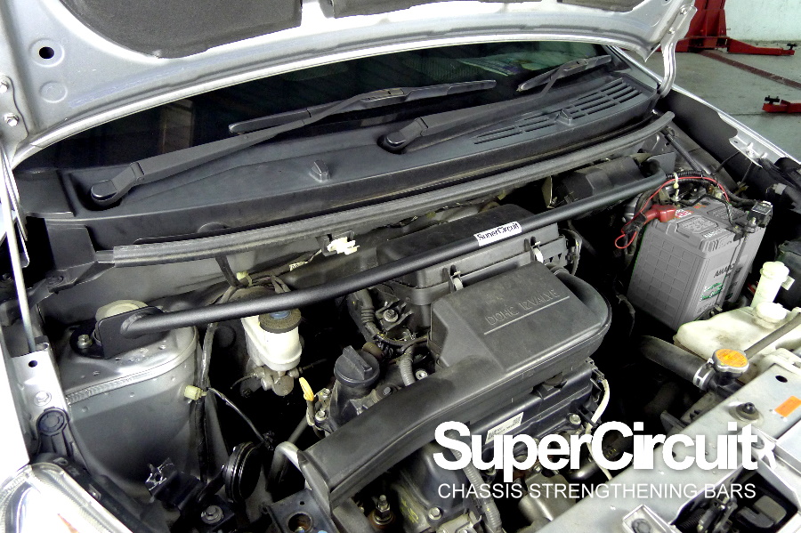 SUPERCIRCUIT CHASSIS STRENGTHENING BARS: Perodua Axia Front Strut Bar