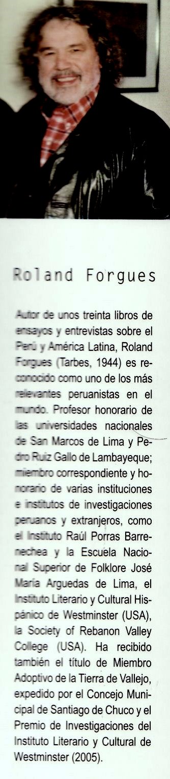 OBRAS de Alberto Mego: ENTREVISTA DE ROLAND FORGUES A ALBERTO MEGO